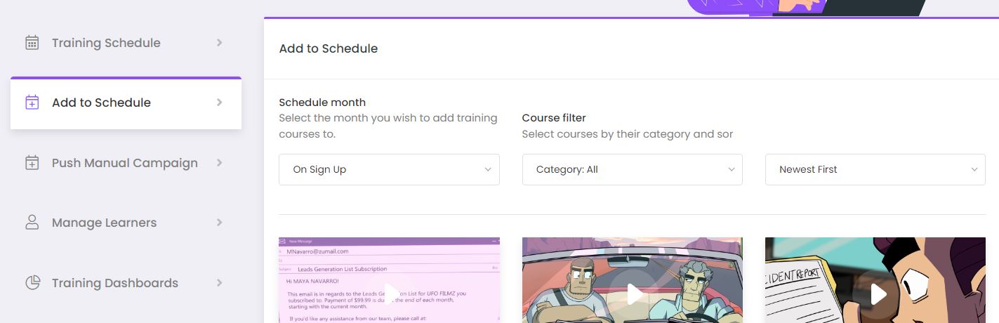 Adding Additional Courses – My Business